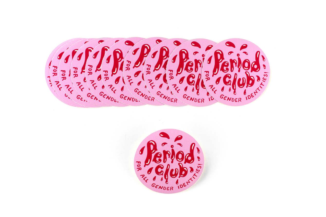 Prints and stickers for Menstrual Hygiene Day - Victoria Catalina