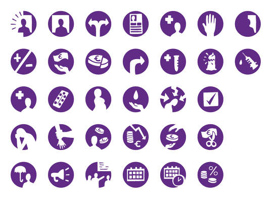 Icons for ACS - Victoria Catalina