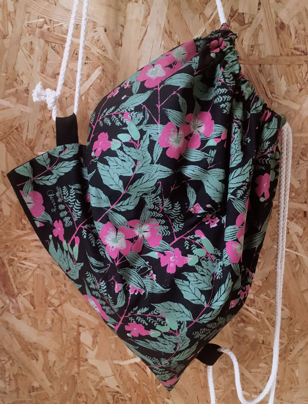 Rope Backpack - cherry