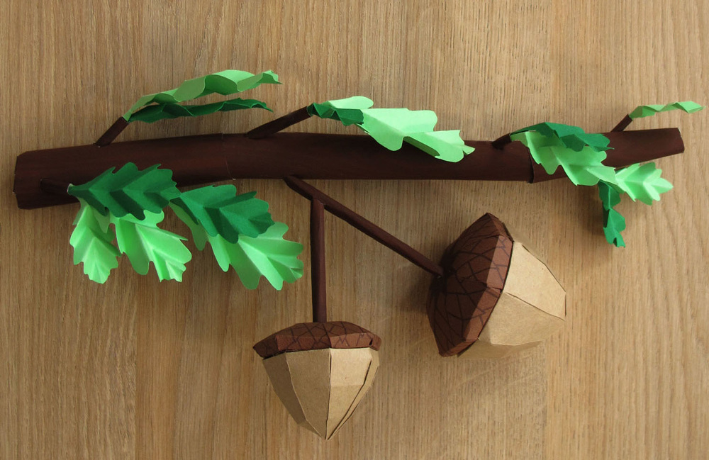 Paper Branches - cherry