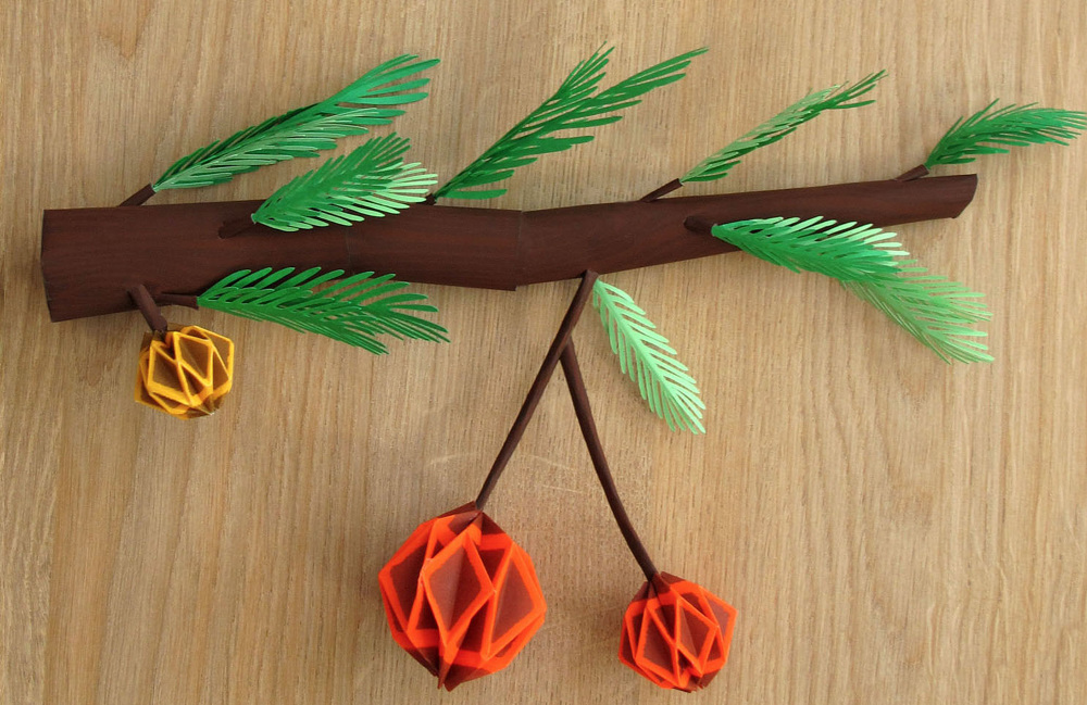 Paper Branches - cherry