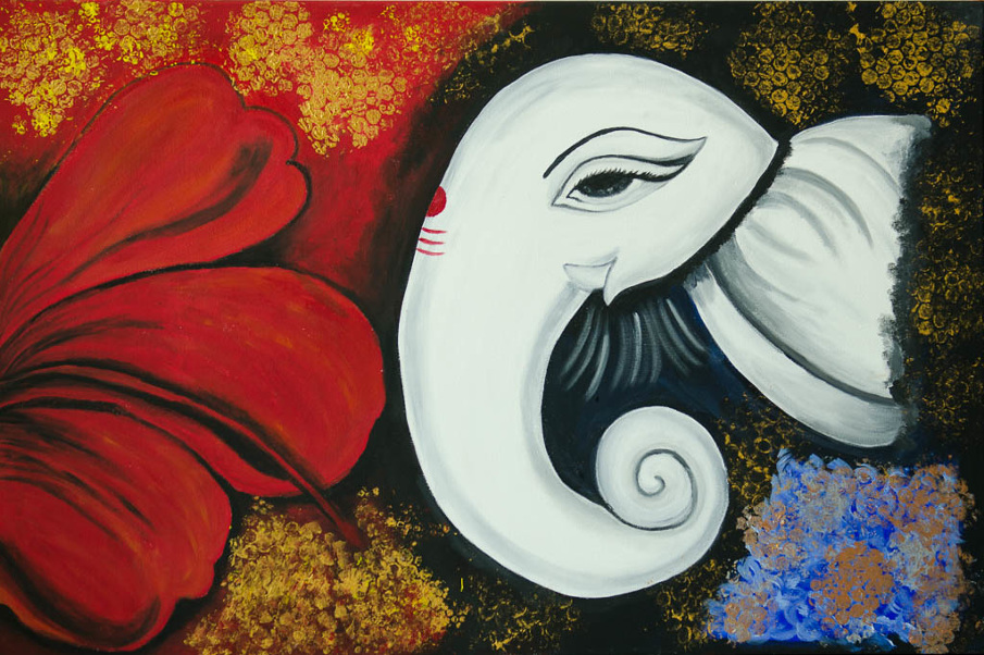 White Ganesh - Renu Narang