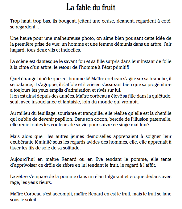 RÉDACTION // scripts, sketchs, textes - Blanche Piat