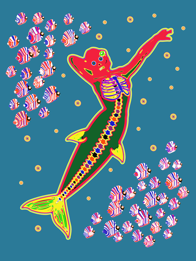 Mermaid - Aaron Muguerza Artwork