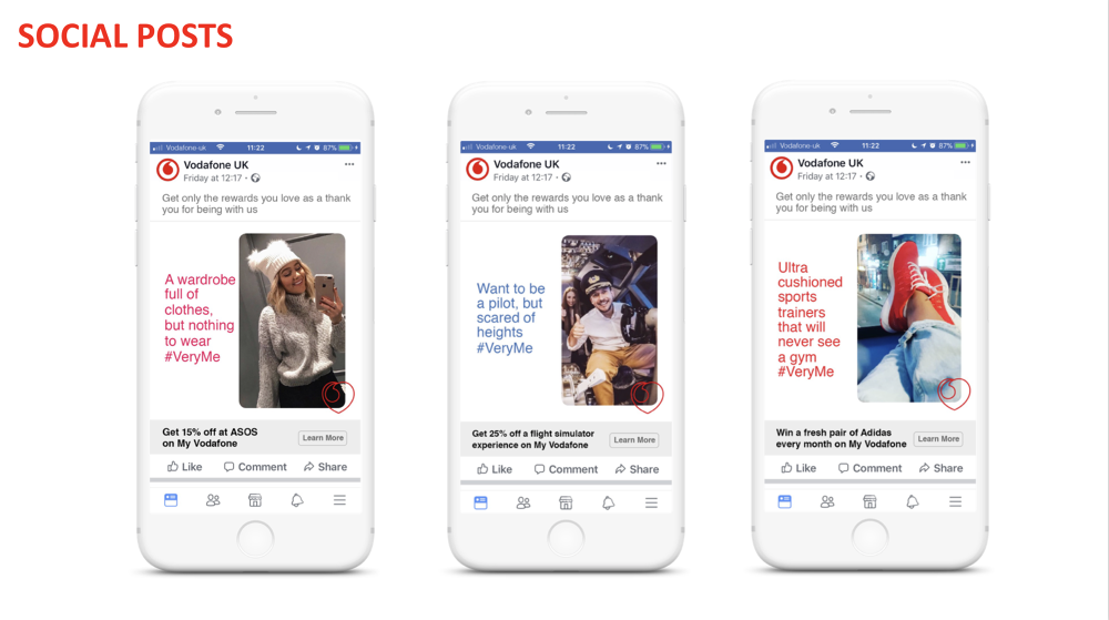 Vodafone VeryMe Rewards - James Sexton