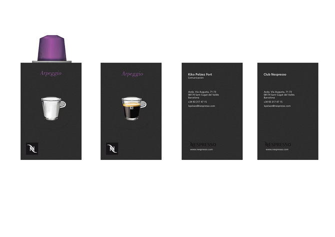 Nespresso cards and bag - kikopelaez