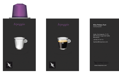 Nespresso cards and bag - kikopelaez