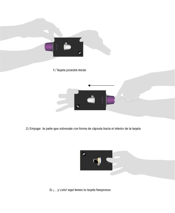 Nespresso cards and bag - kikopelaez