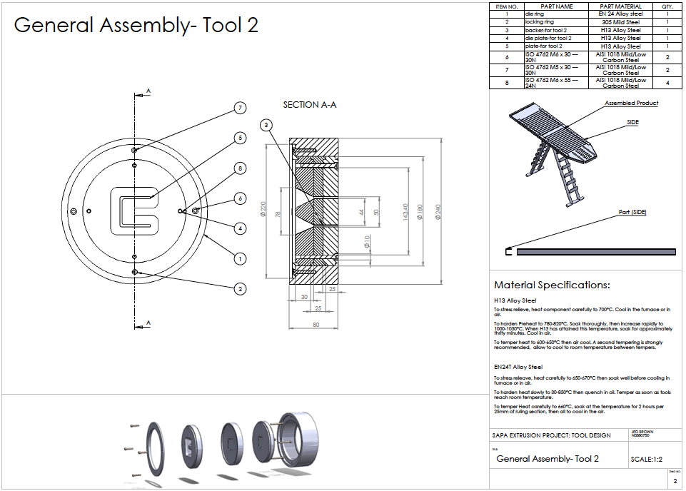 TECHNICAL DRAWING - Jed Brown Design