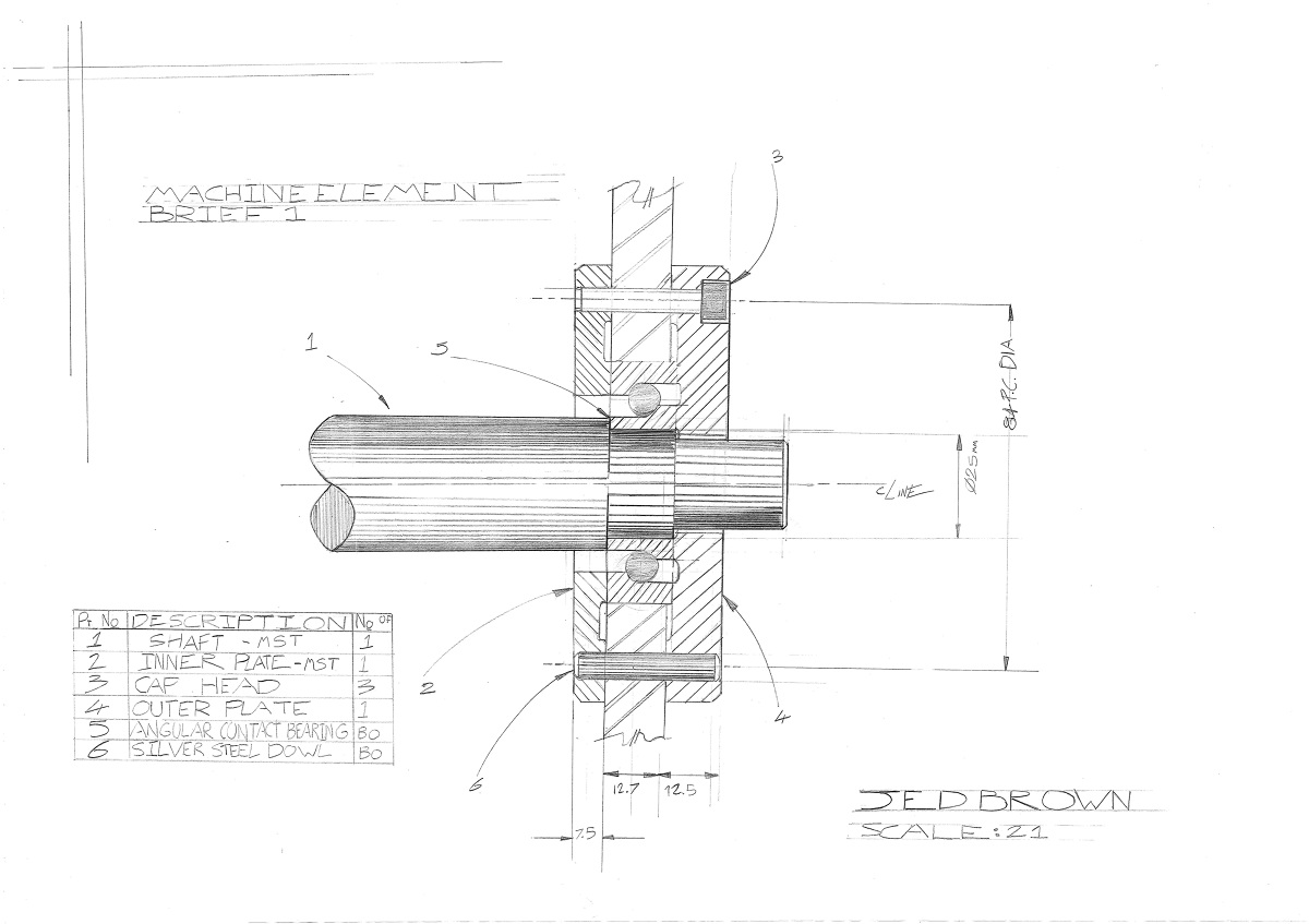 TECHNICAL DRAWING - Jed Brown Design