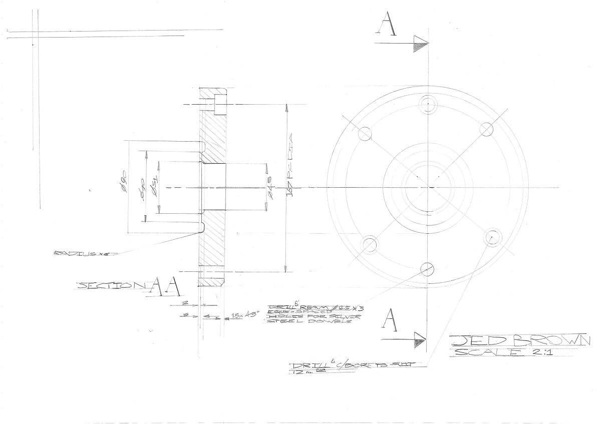 TECHNICAL DRAWING - Jed Brown Design