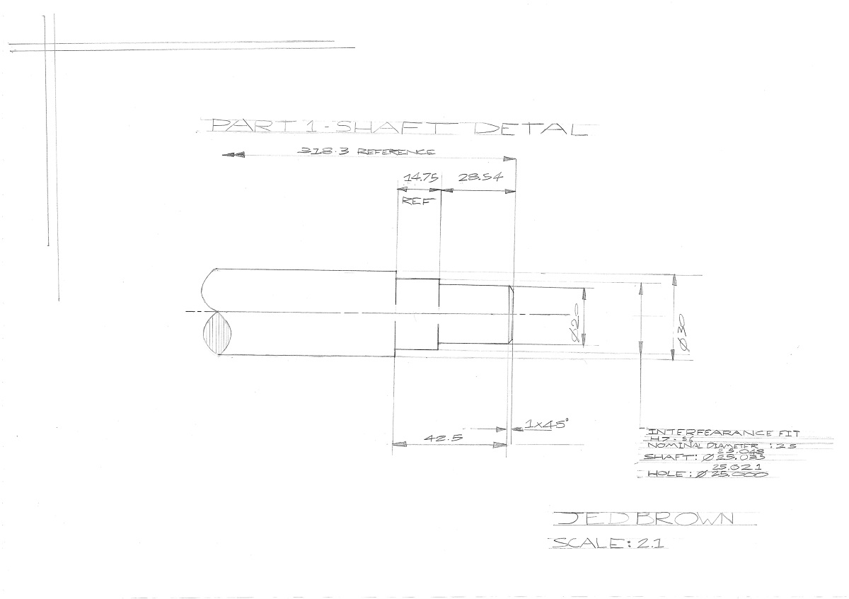 TECHNICAL DRAWING - Jed Brown Design