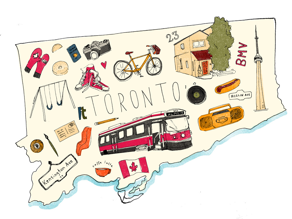 Map Illustrations - The University of Creativaty