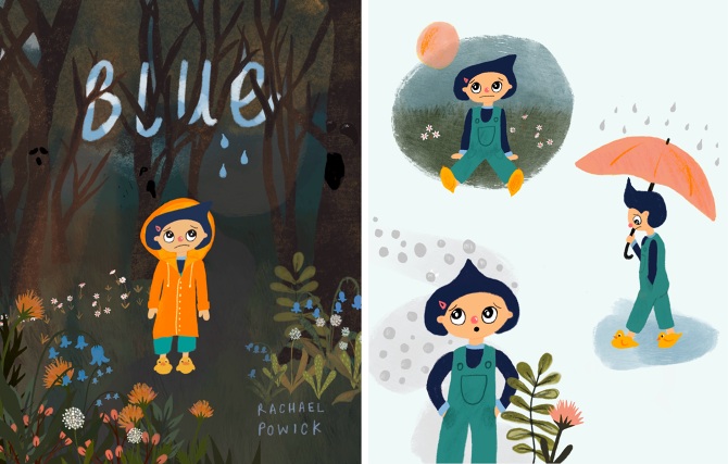 BLUE (BOOK) - Rachael Powick