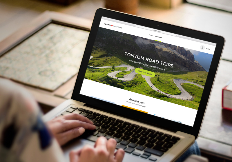 TomTom Road Trips website - Michel van der Hoek - User experience designer