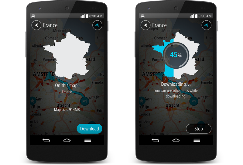 TomTom GO Mobile for Android app - Michel van der Hoek - User ...
