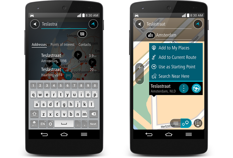 TomTom GO Mobile for Android app - Michel van der Hoek - User ...