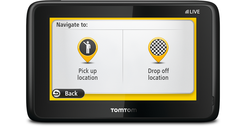 TomTom Taxi Assistant device - Michel van der Hoek - User experience designer