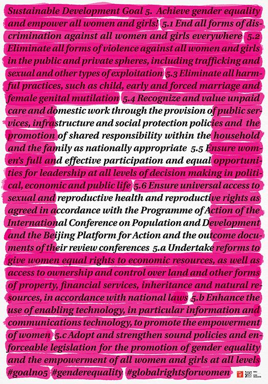 05 - Gender Equality (Rikke Hansen, Denmark) - Posters Without Borders ...