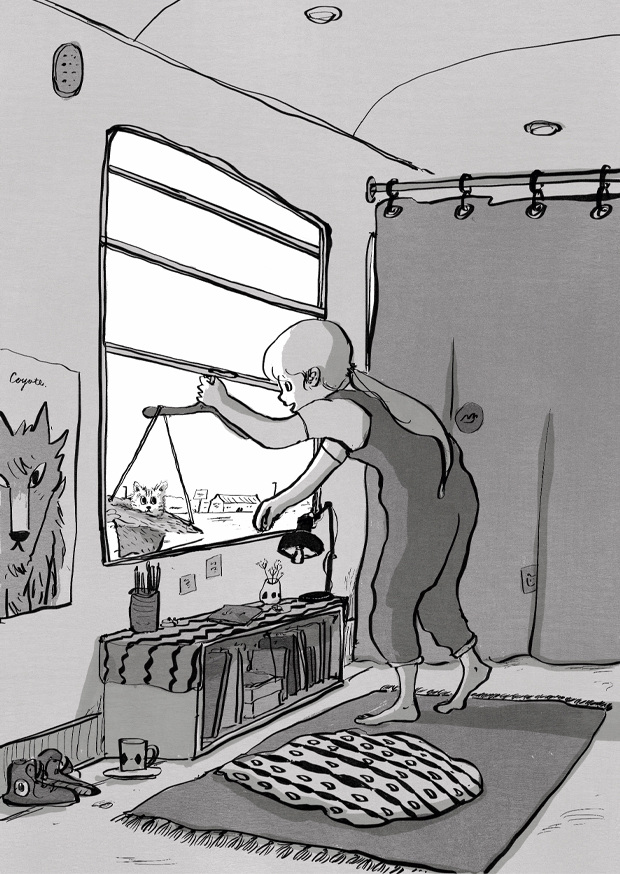 Remarkable Journey of Coyote Sunrise - Shihyu Illustration