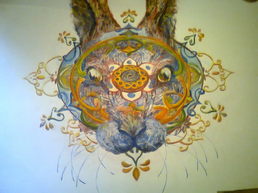 conejo mandala - Juan Kantor Murales