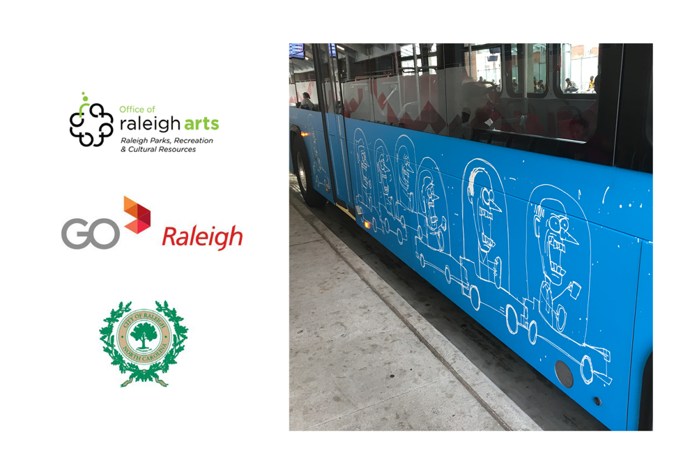 City of Raleigh Bus Wrap - Dan Woodruff