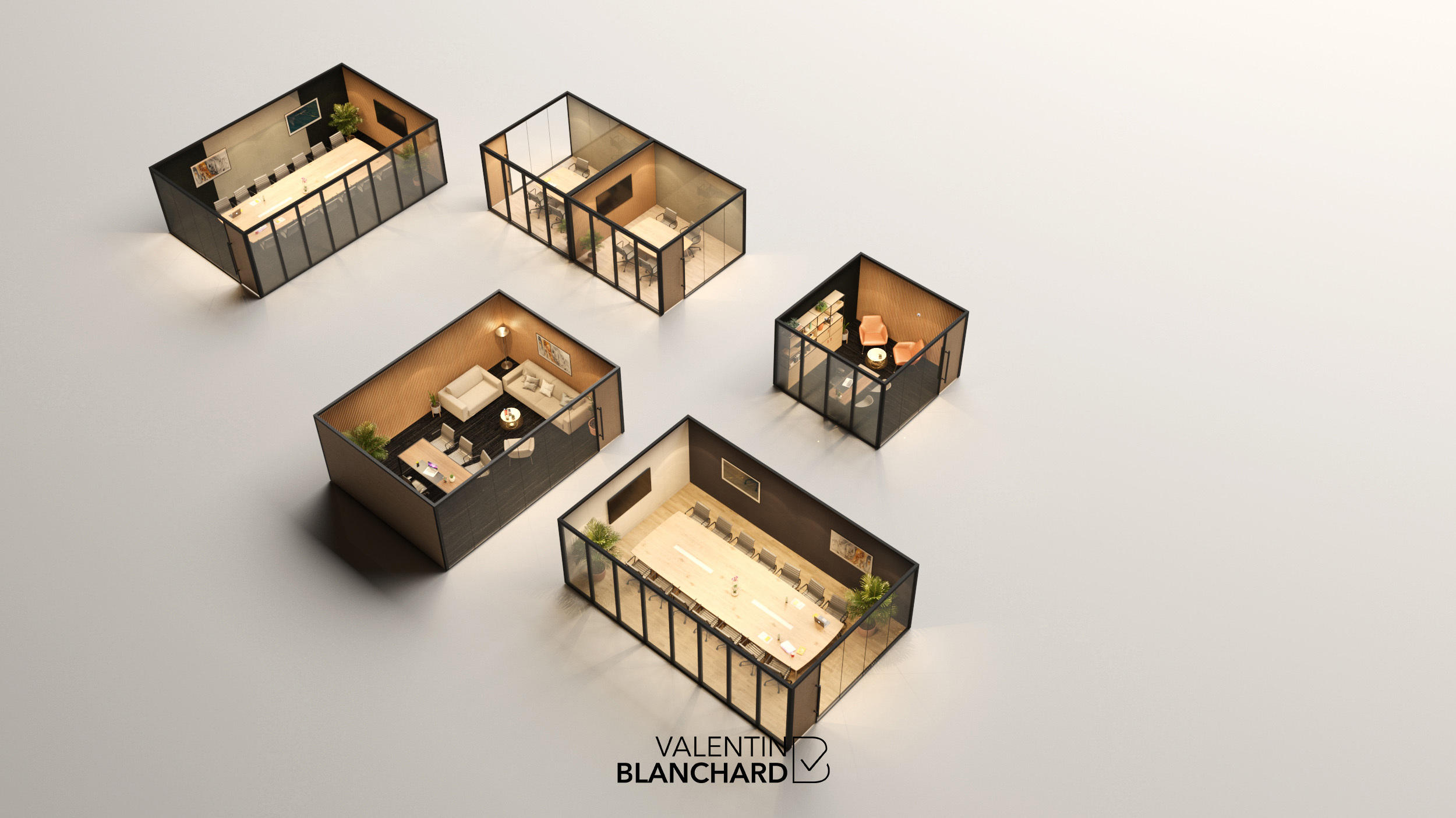 MODULAR WORKSPACE - VALENTIN BLANCHARD