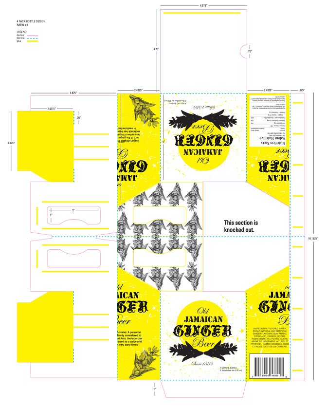 Ginger Beer Package Redesign - 卜昭丹/GennaBu