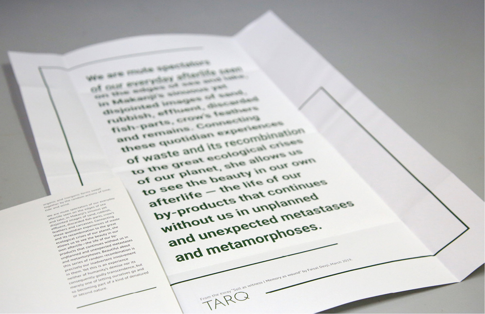 TARQ: Soil as witness | Memory as wound 2018-19 - anugraha