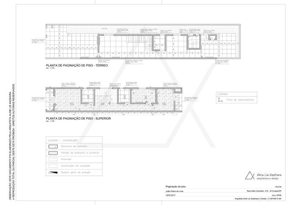 Projeto residencial - Aline Lie Kazihara