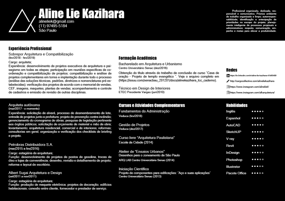 About Aline Lie Kazihara - Aline Lie Kazihara
