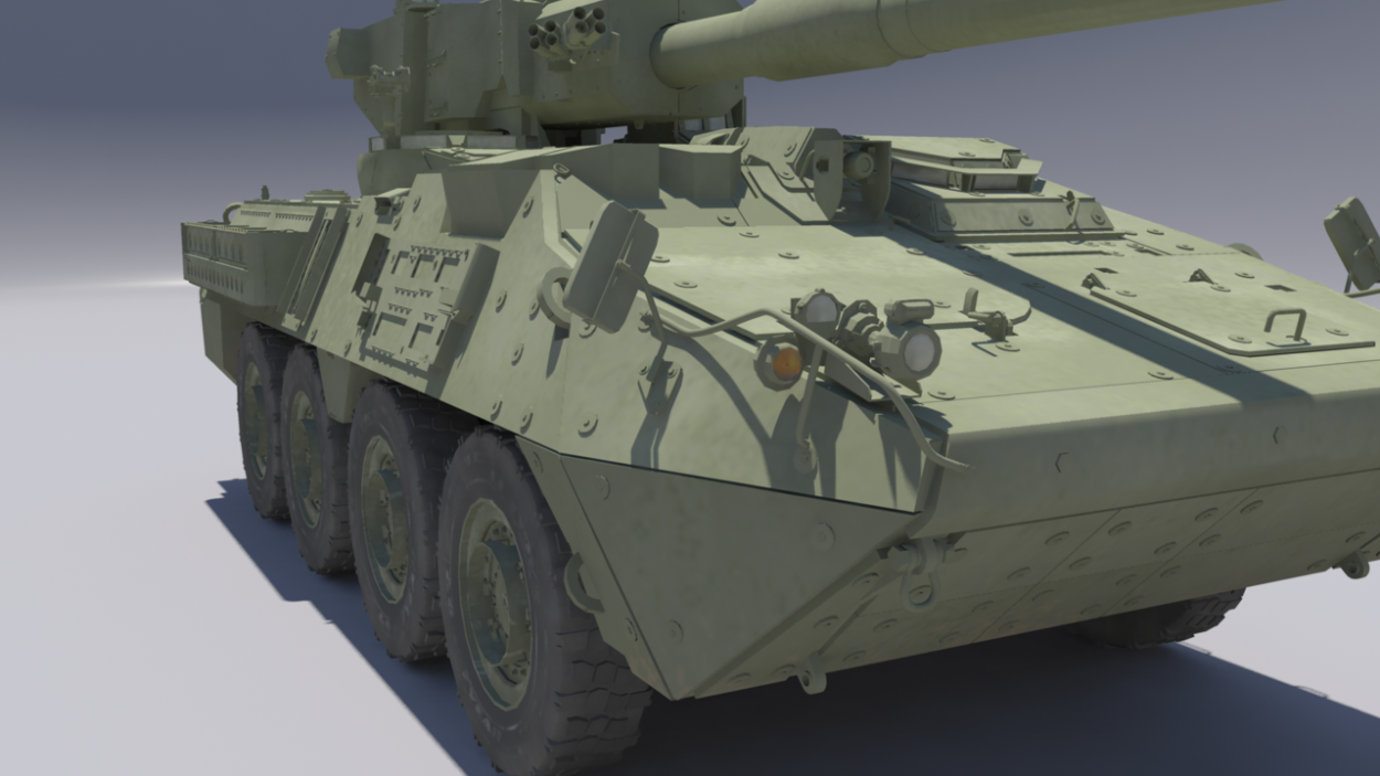 M1128 Stryker - Zac Swanson 3D Artist and Graphic Designer