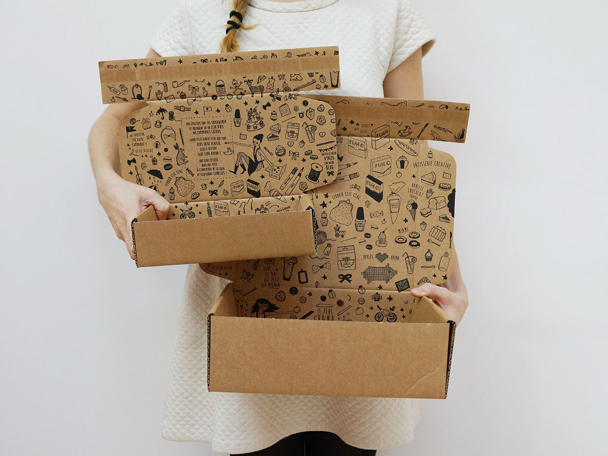 CARTON ILLUSTRÉ - mariebretin