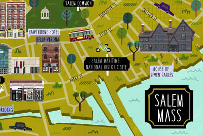 Pop Culture Maps - Illustration & Design by Niki Sauter