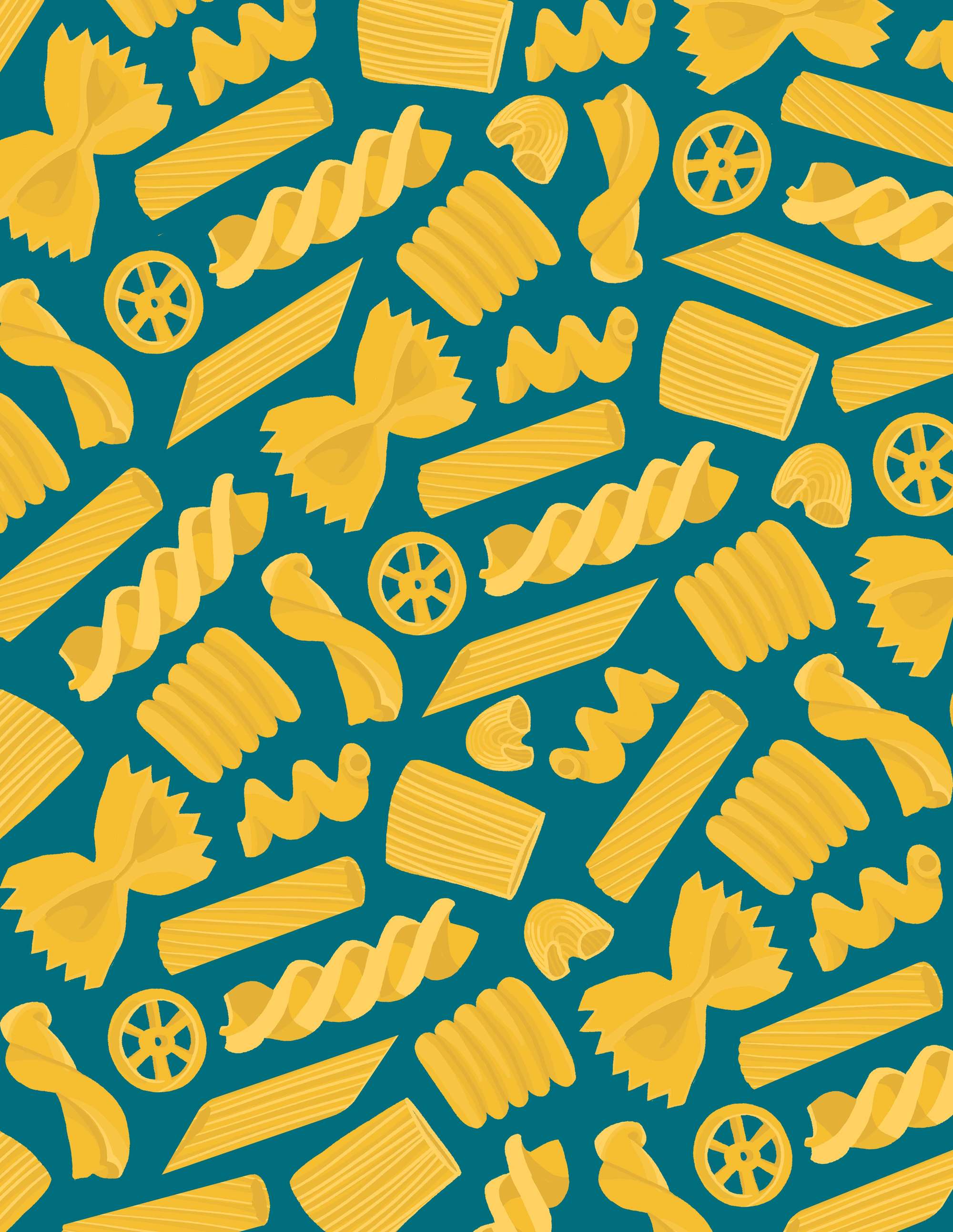 Food Patterns - Illustration & Design by Niki Sauter