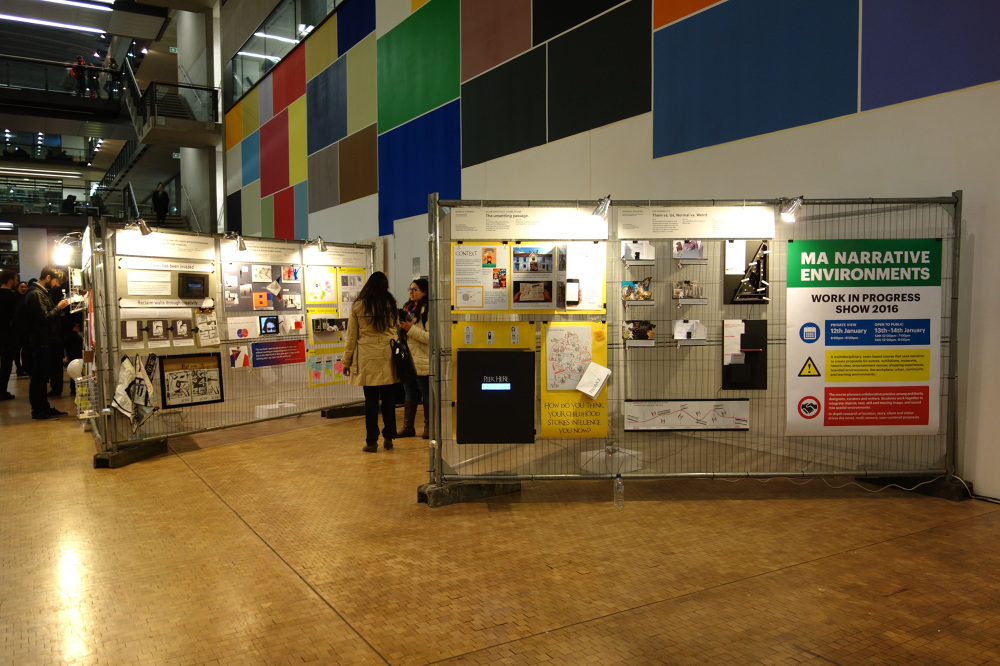 MA Narrative Environments Work in Progress show - mymamiko ...