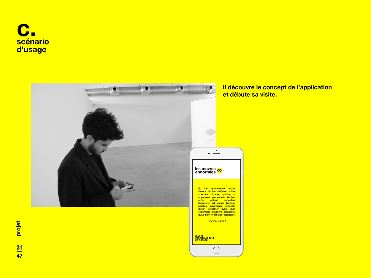 Les œuvres endormies, Master's Degree project. - Arthur Lefevre