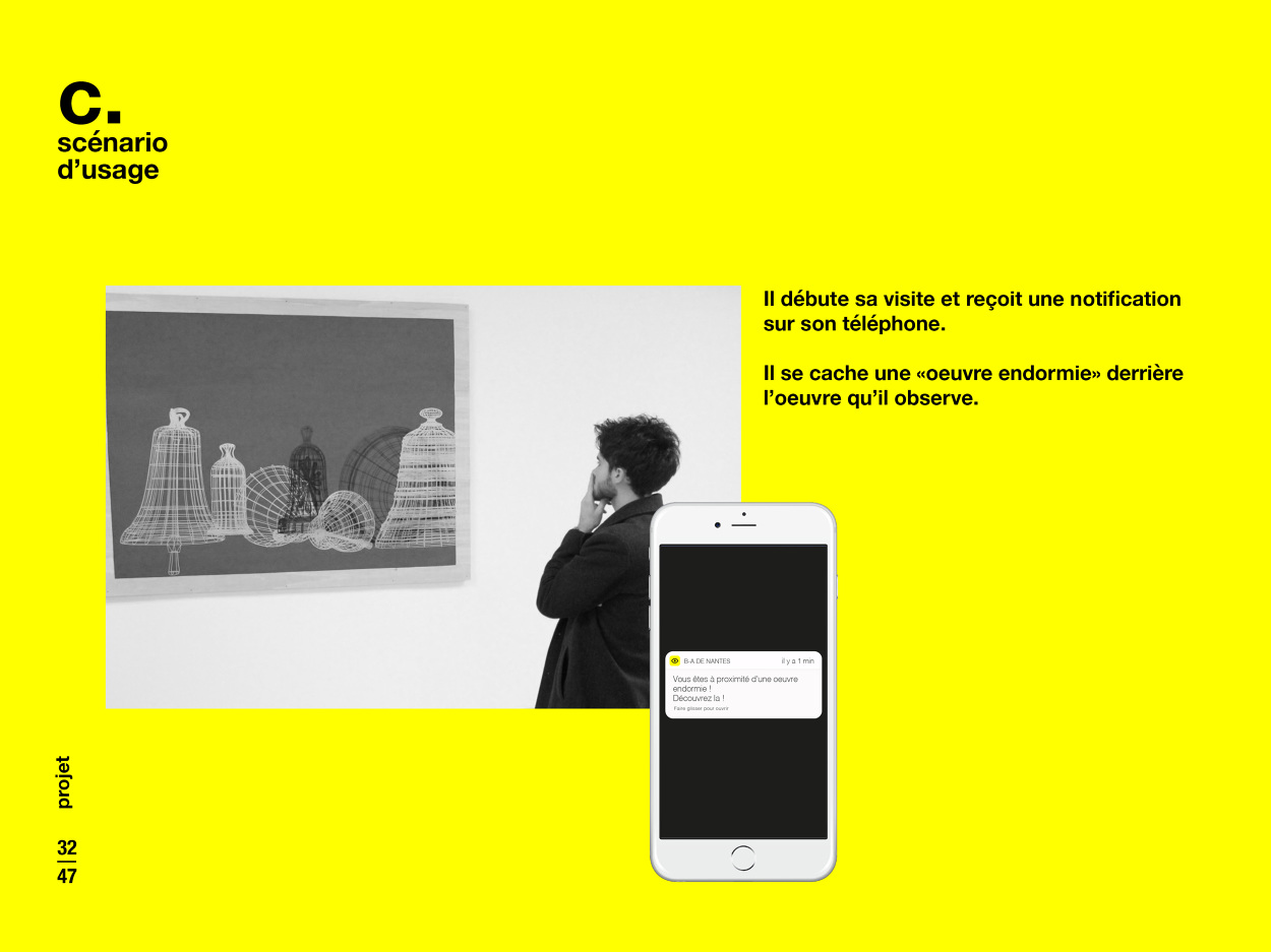 Les œuvres endormies, Master's Degree project. - Arthur Lefevre