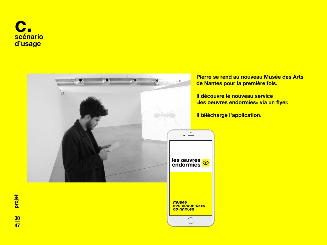 Les œuvres endormies, Master's Degree project. - Arthur Lefevre