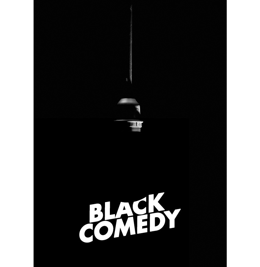 Black Comedy poster | Troika Theatre - ideahunter