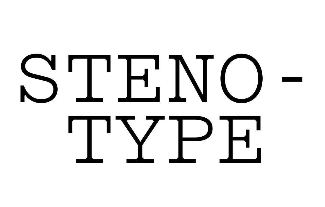 Stenotype - alexmartinisroe.com