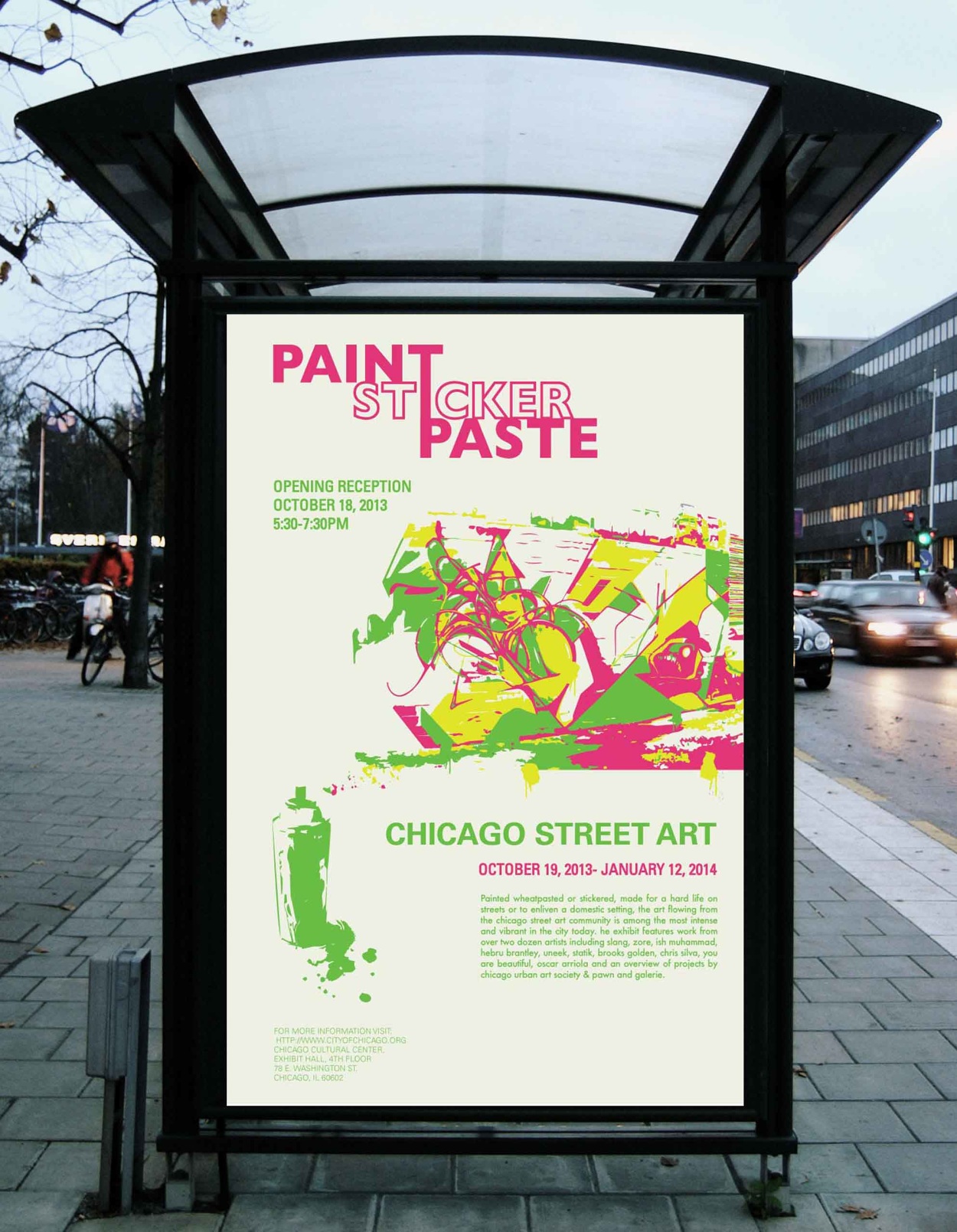 Paint. Sticker. Paste. Poster - Jennifer Dmuchowski