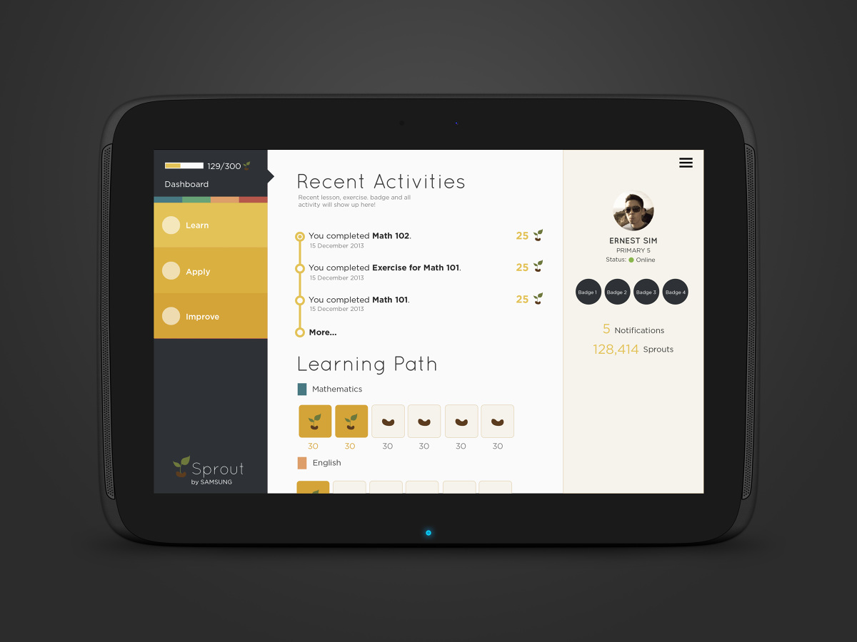 Android App Concept: Sprout - zoeymakes