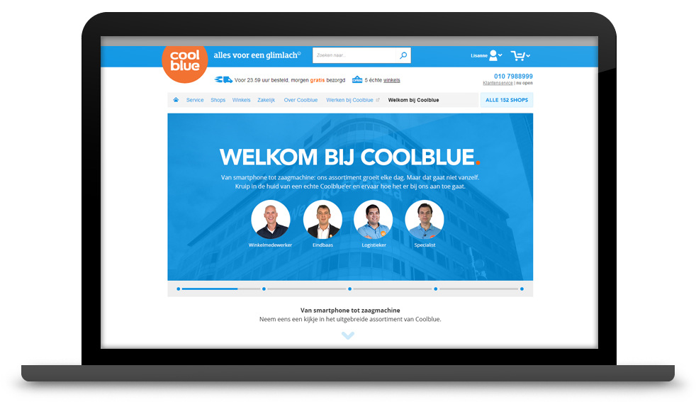 Branding for Coolblue - Lisanne Creutzburg