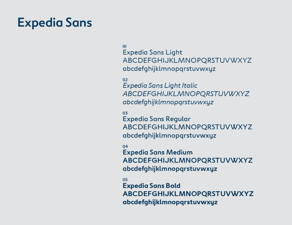 Expedia Sans - aliceyi.com