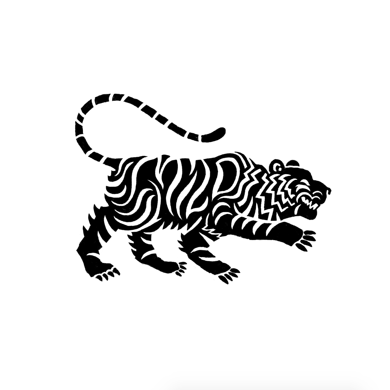 Mild Tiger Tiger Stripe Logo - Jason Ludtke