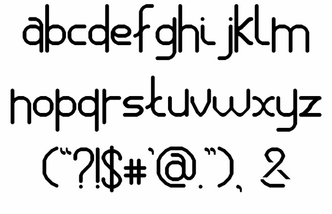 Modular Font - Clements Creations