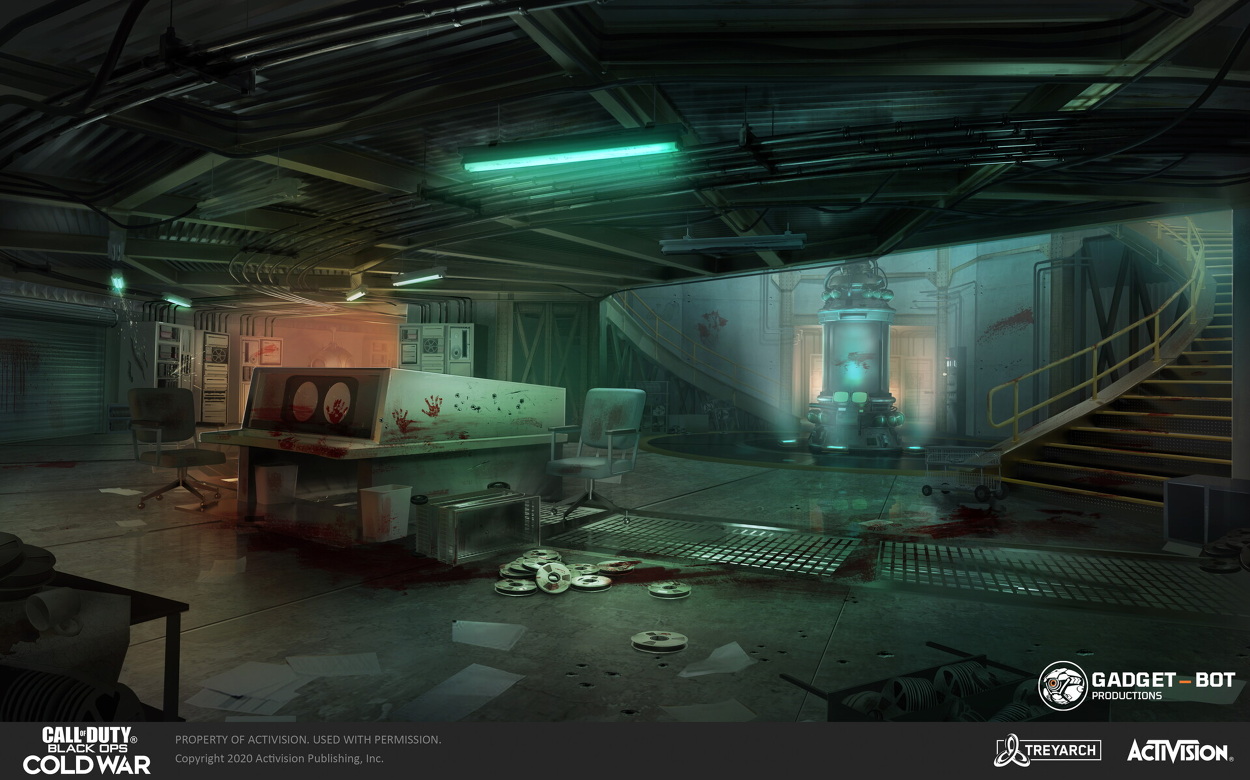 Call of Duty: Black Ops Cold War // Military Command Data Center ...