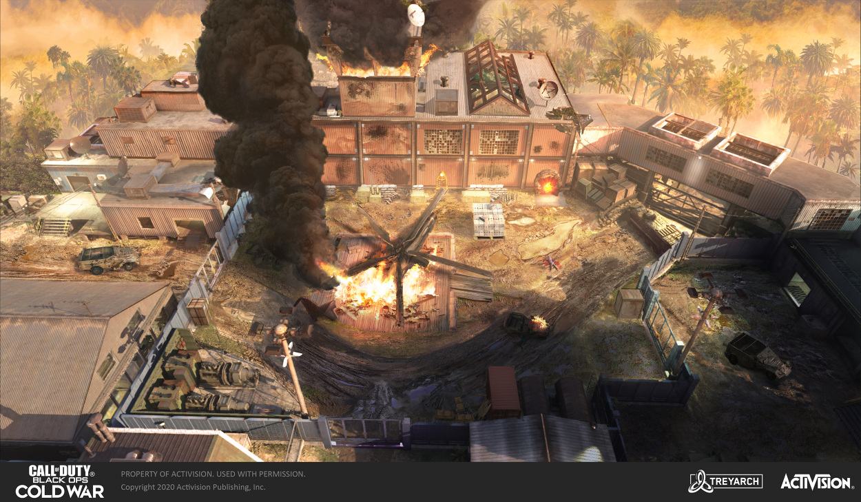 Call of Duty: Black Ops Cold War // Military Command Helo Pad ...