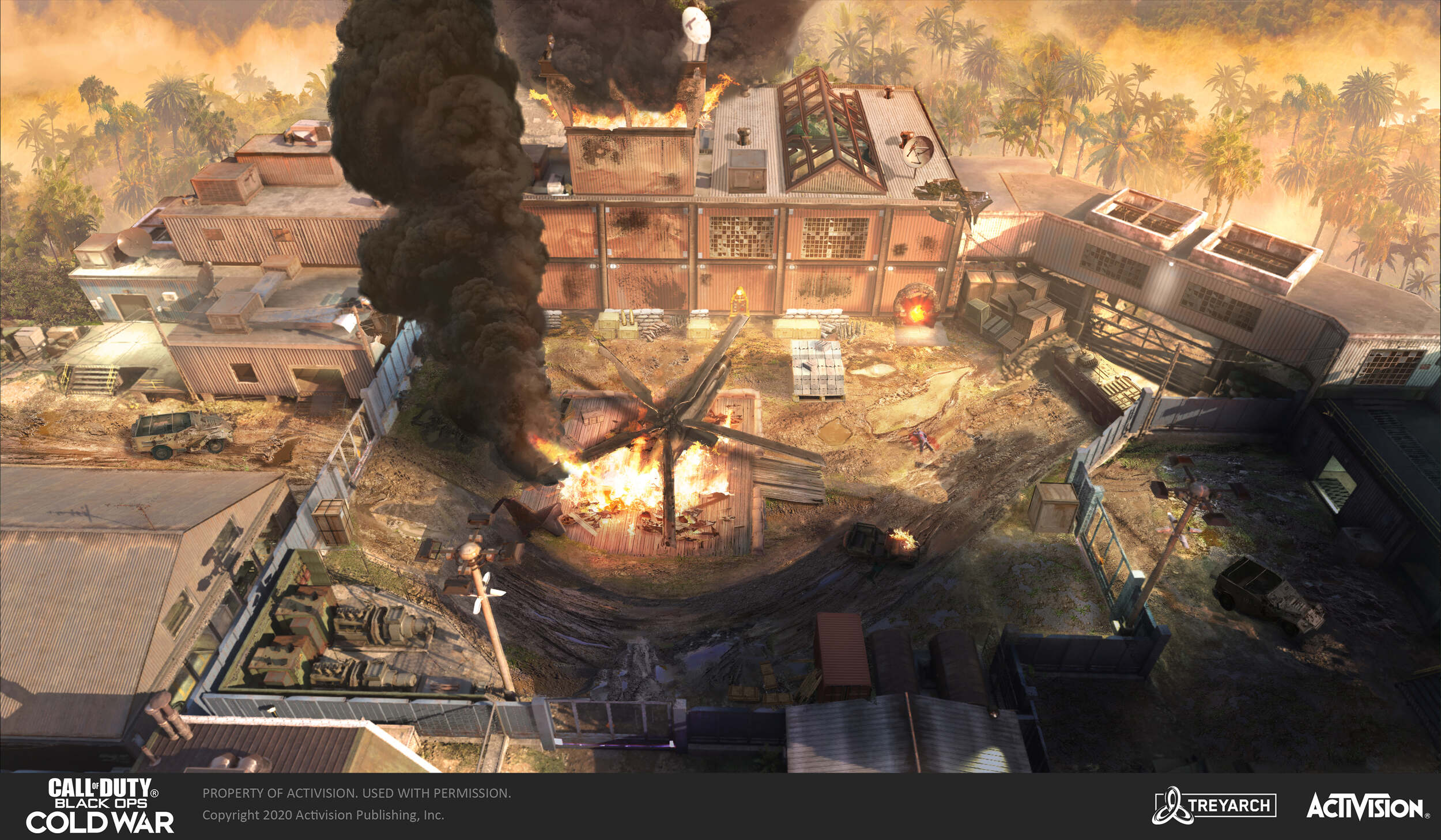 Call of Duty: Black Ops Cold War // Military Command Helo Pad ...